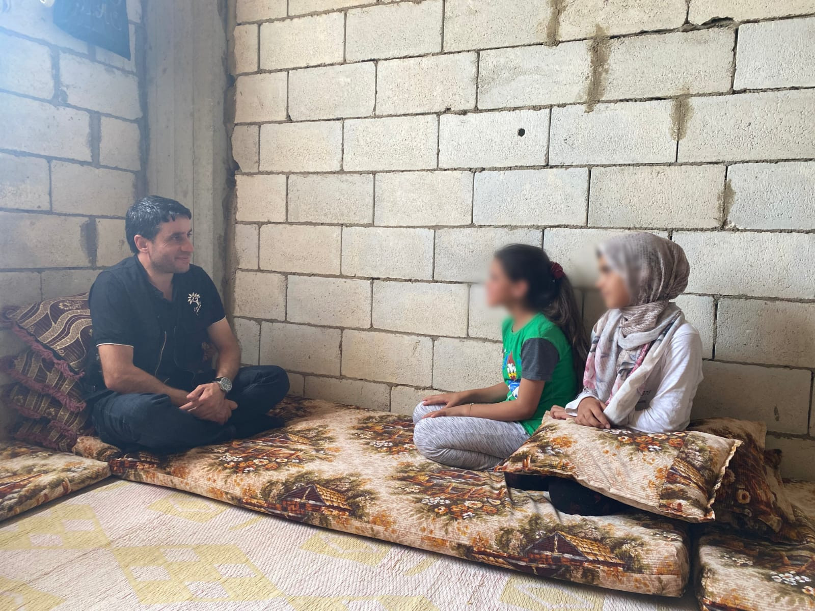 The family endure harsh living conditions after they were displaced to ...