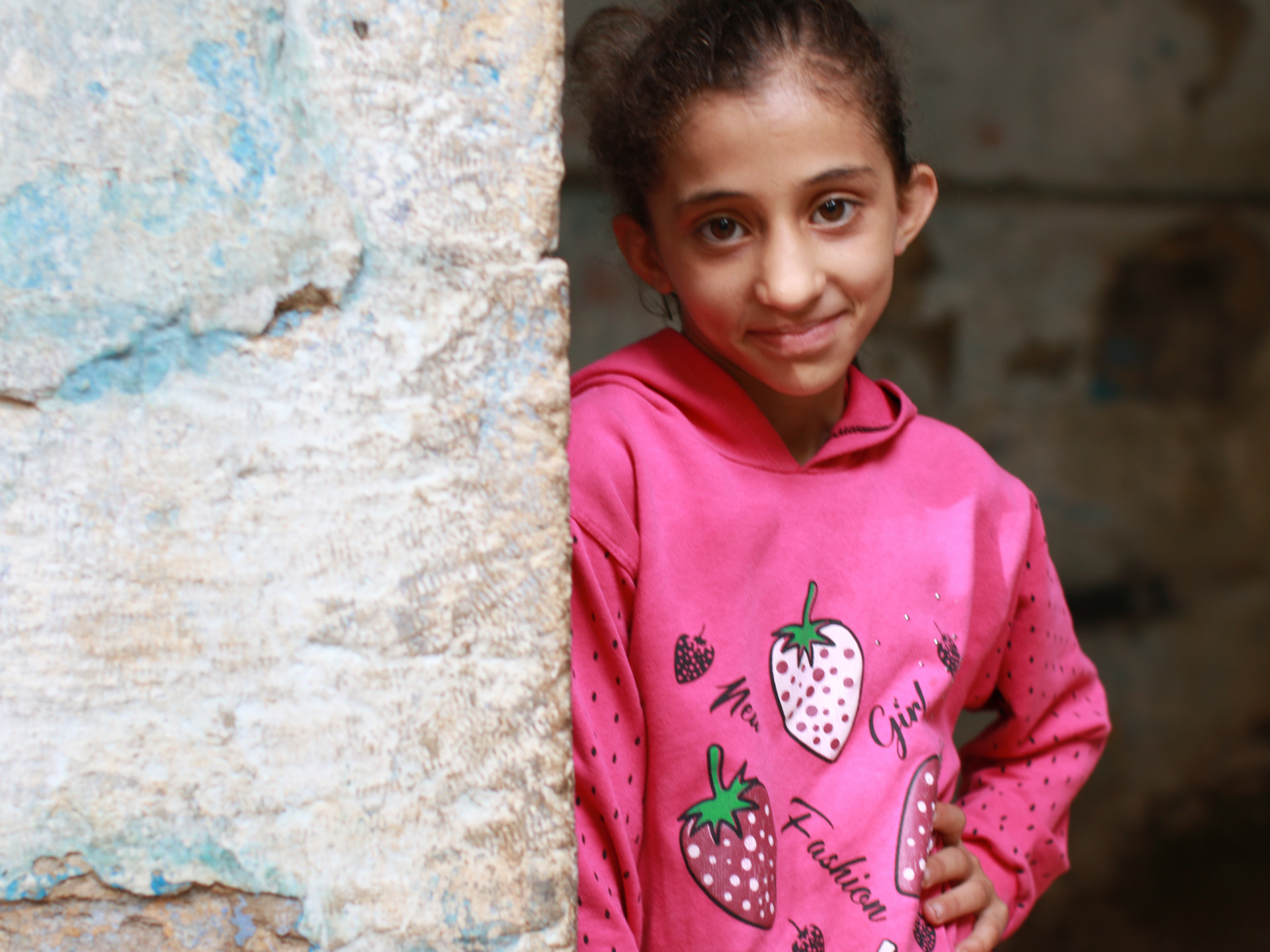 Raghad, an orphan girl from Idlib - Molham Volunteering Team